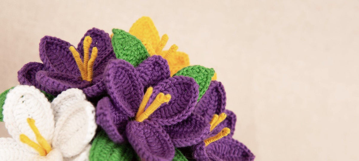 3 Free patterns: Crochet Flowers